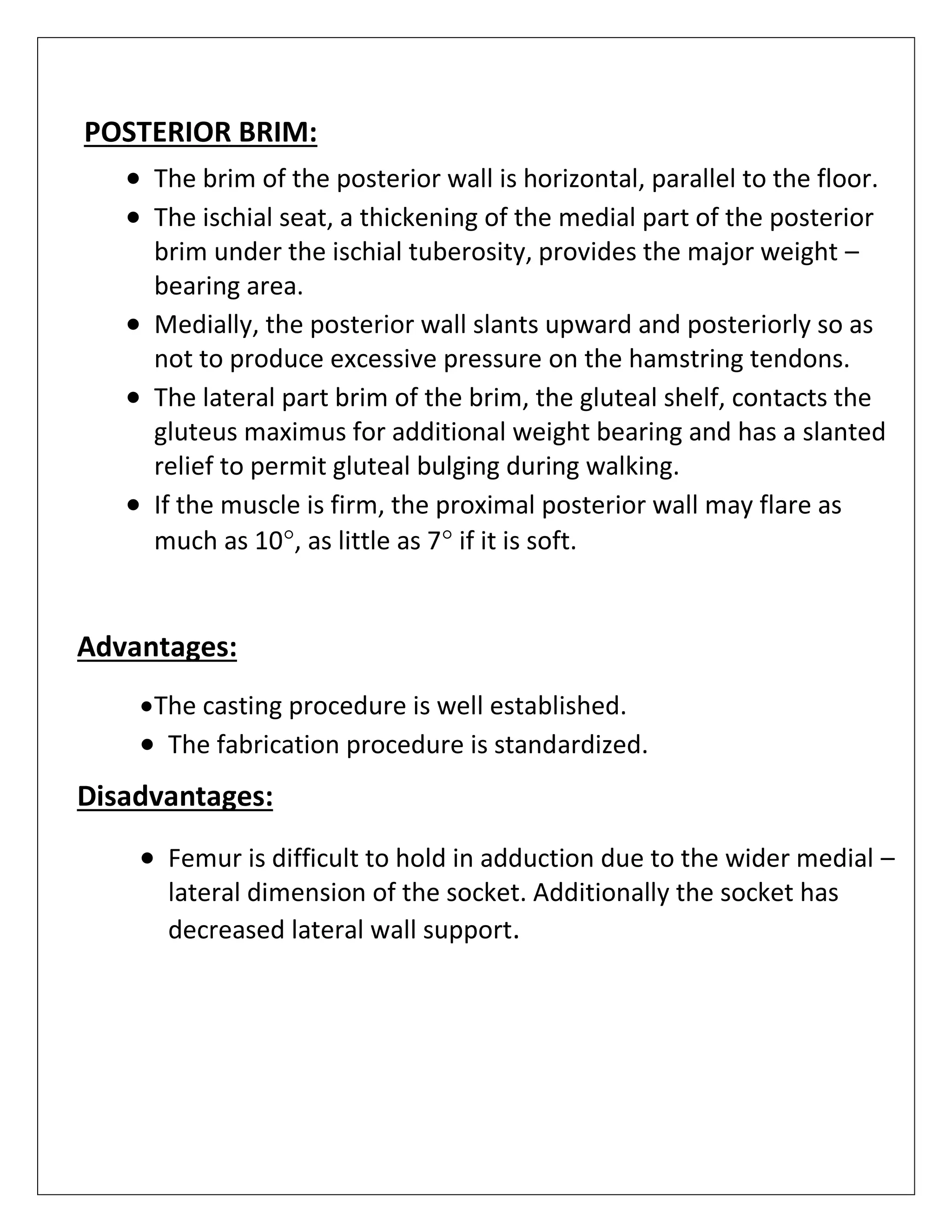 Transfemoral Prosthesis- Suspension, Socket Design | PDF