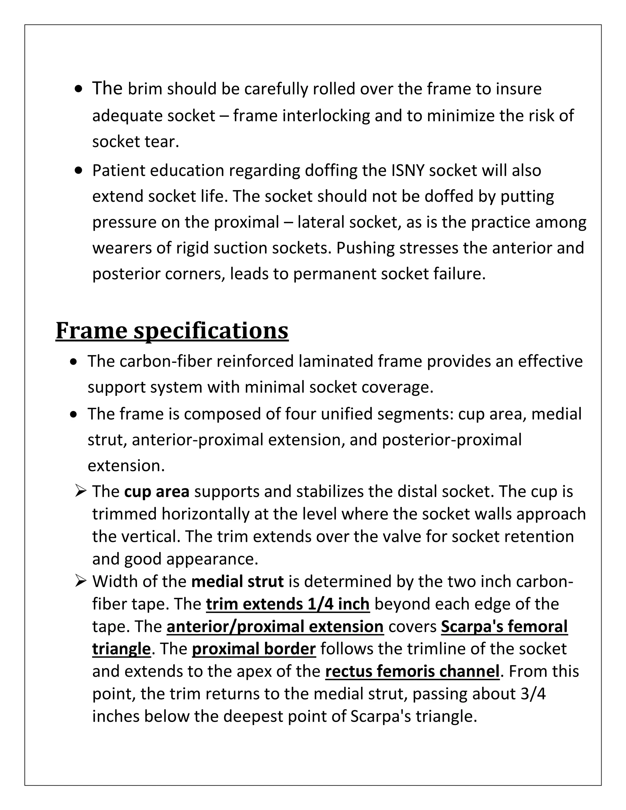 Transfemoral Prosthesis- Suspension, Socket Design | PDF