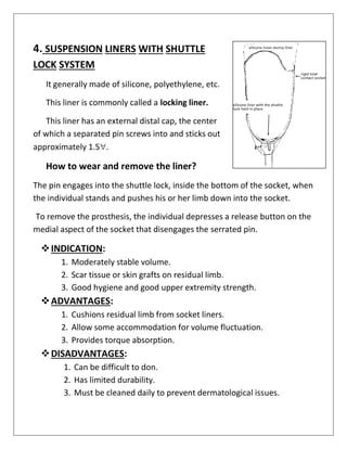 Transfemoral Prosthesis- Suspension, Socket Design | PDF