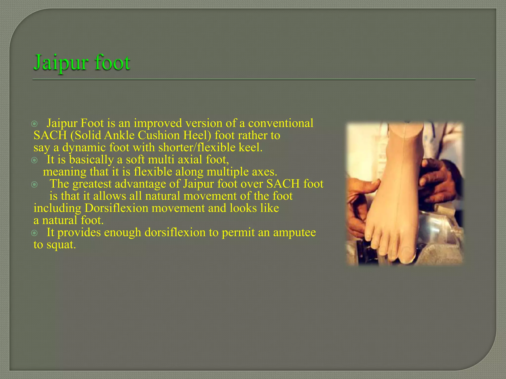 Prosthetics foot | PDF