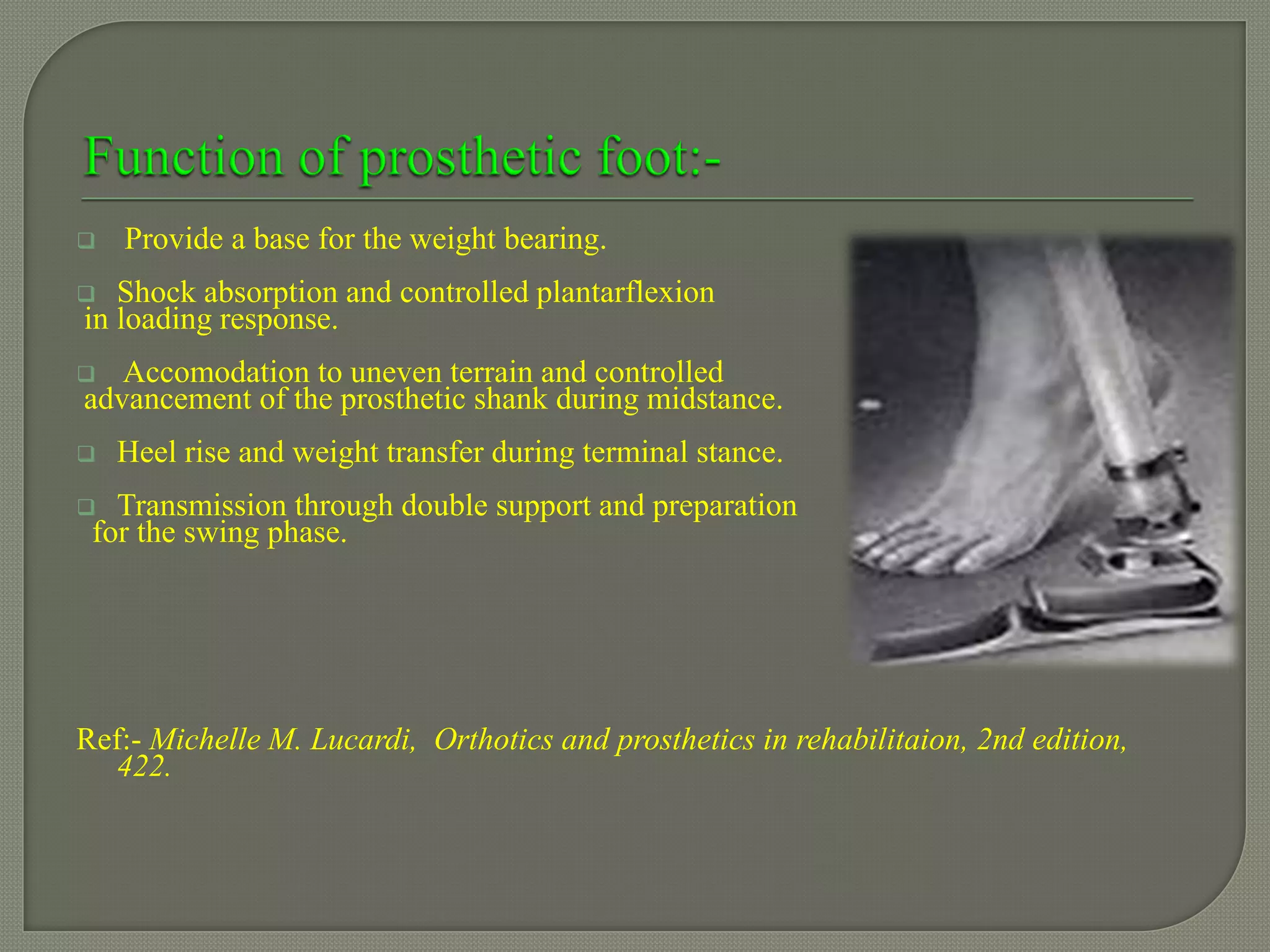 Prosthetics foot | PDF