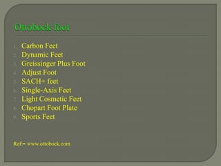 Prosthetics foot | PDF