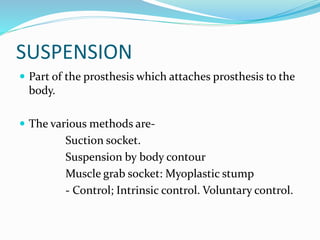 Prosthetics, orthotics and traction | PPTX