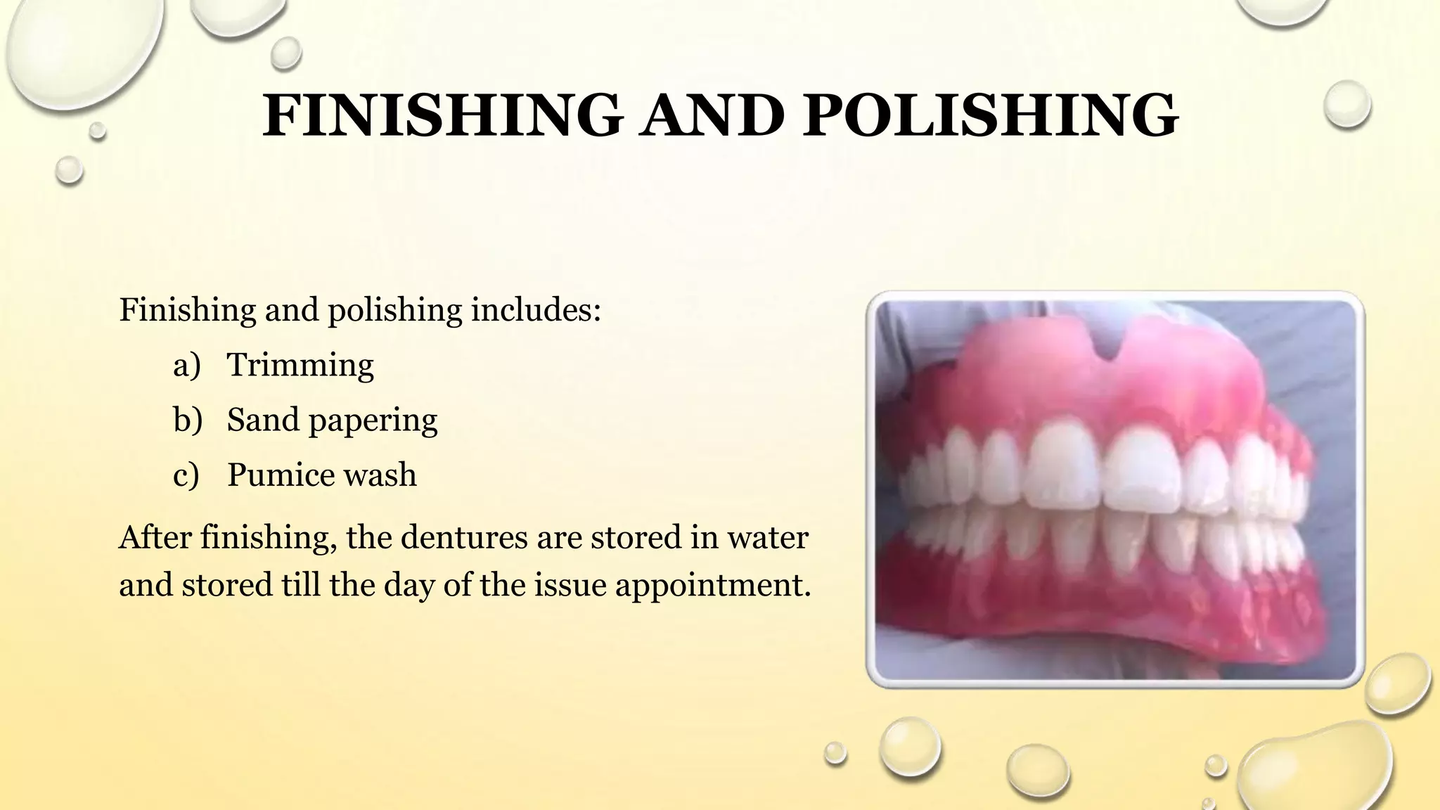 clinical & laboratory step in complete denture | PPTX