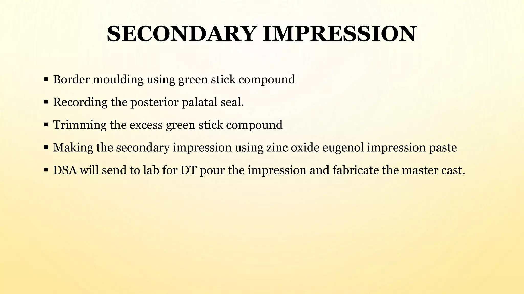 clinical & laboratory step in complete denture | PPTX