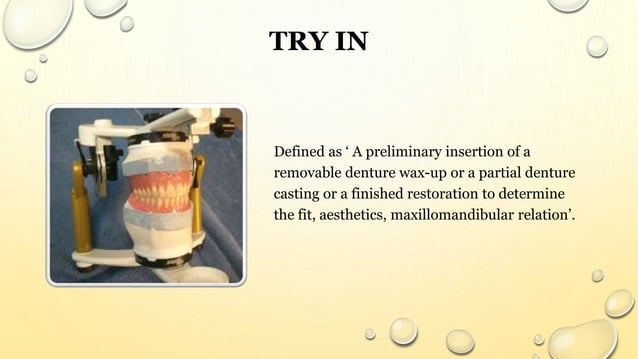 clinical & laboratory step in complete denture | PPTX