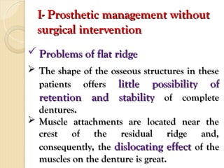 prosthetic treatment of FLAT ridge-PPT.ppt