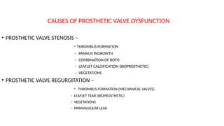 PROSTHETIC VALVE DYSFUNCTION in cardiology (1).pptx
