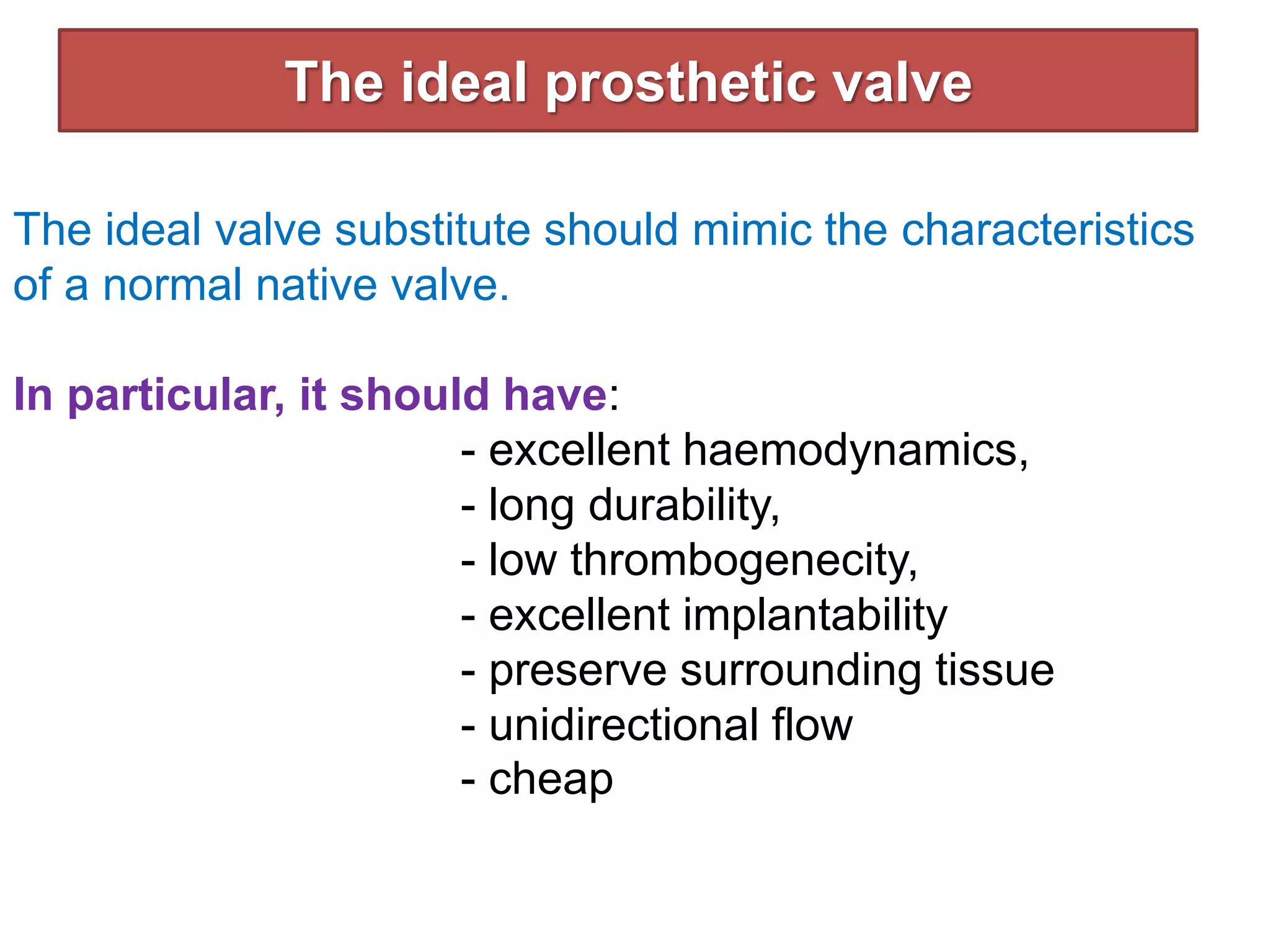 Prosthetic Cardiac Valves Ppt