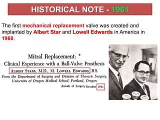 Prosthetic cardiac valves | PPTX
