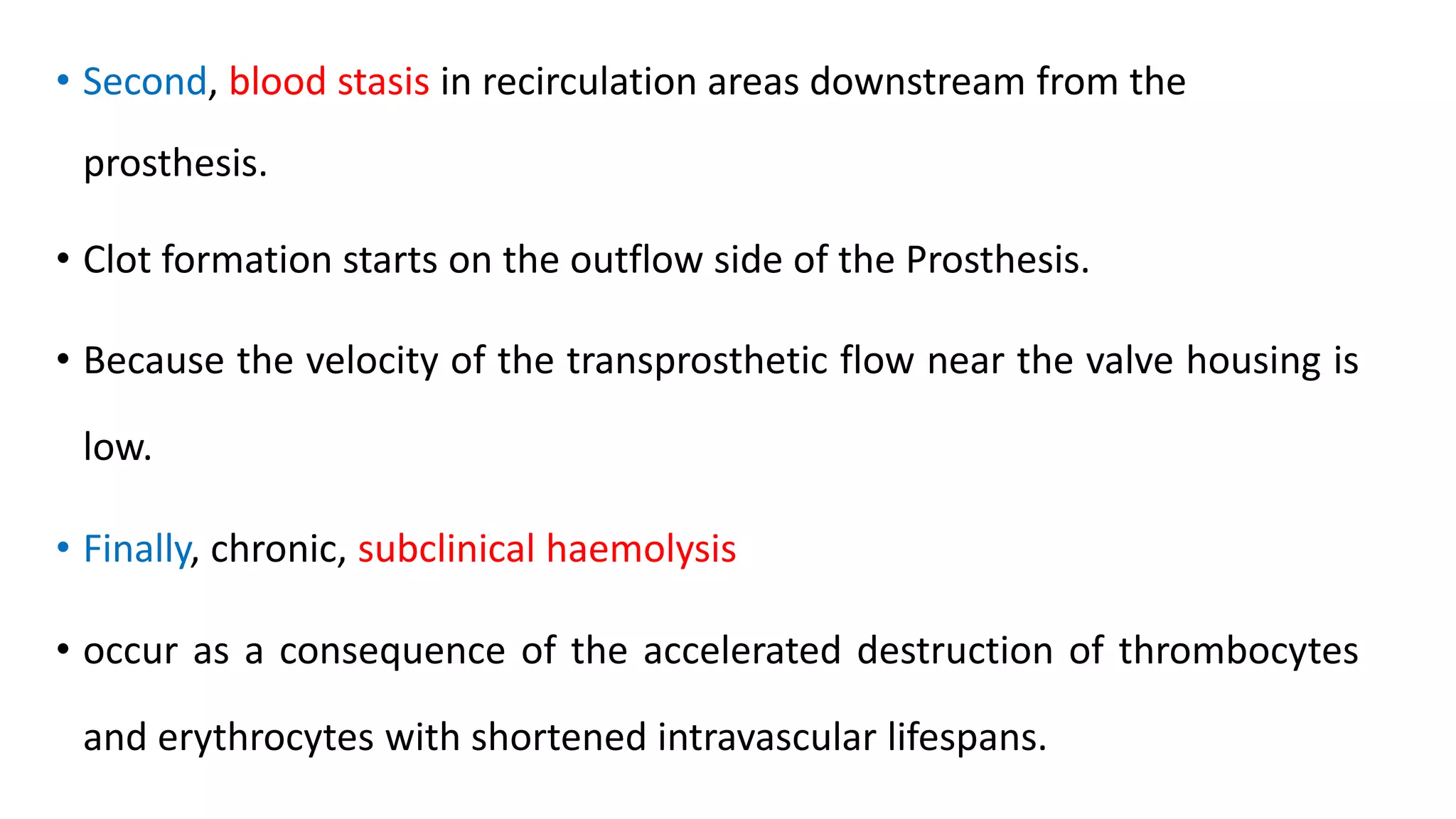 Prosthetic valve thrombosis | PPTX