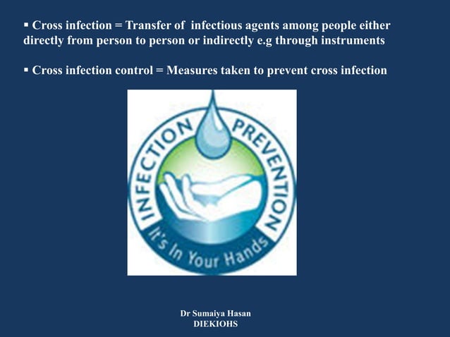 Cross infection control in dentistry (Few basic points) | PPTX