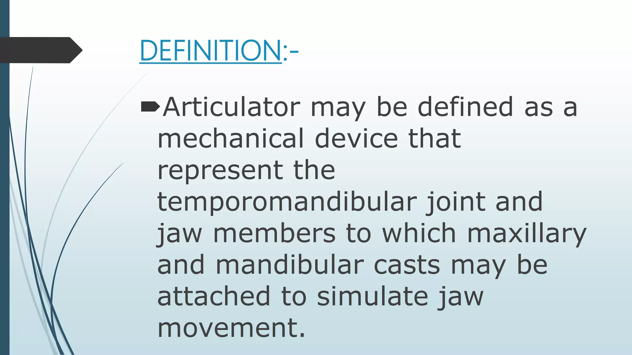 Hinge and Mean value articulator | PPTX