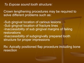 prostho-perio interdisciplanary approcah in fpd.ppt