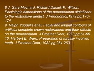 prostho-perio interdisciplanary approcah in fpd.ppt