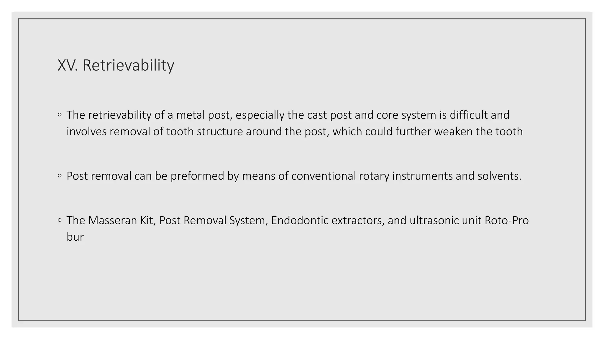 Prosthodontic management of endodontically treated teeth [autosaved] | PPTX