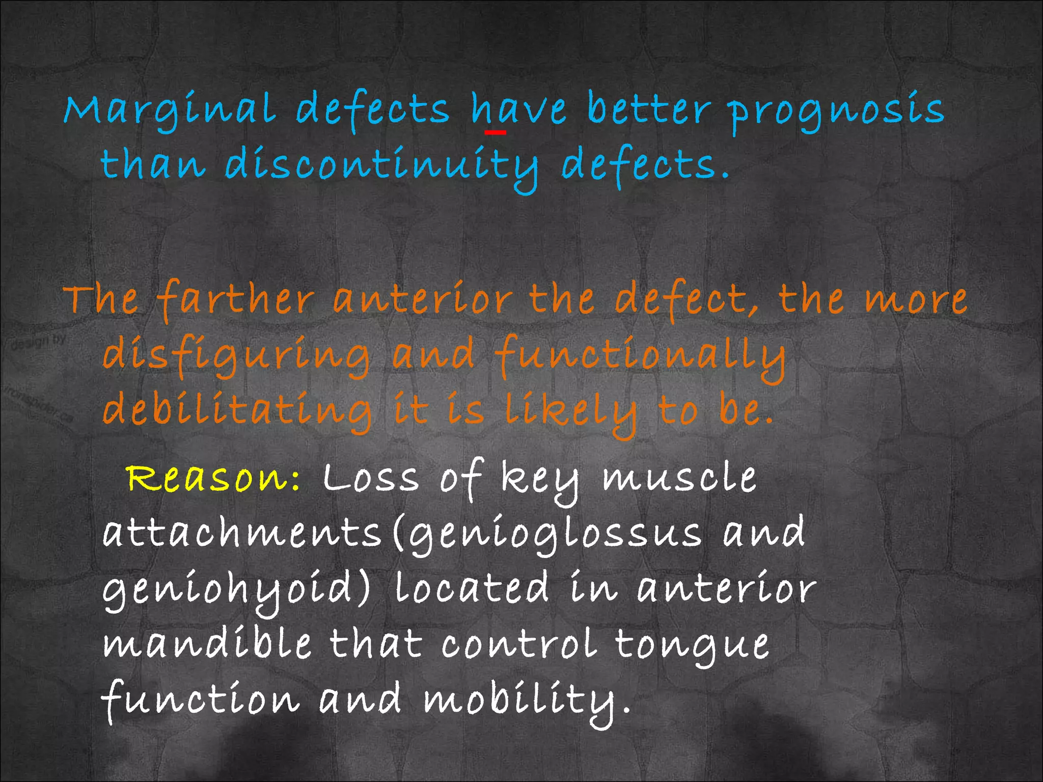 Prosthodontic Management of Mandibular Defects | PPT
