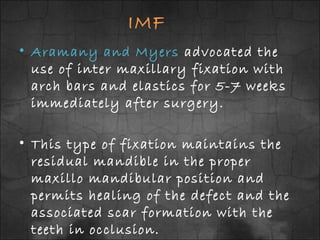 Prosthodontic Management of Mandibular Defects | PPT