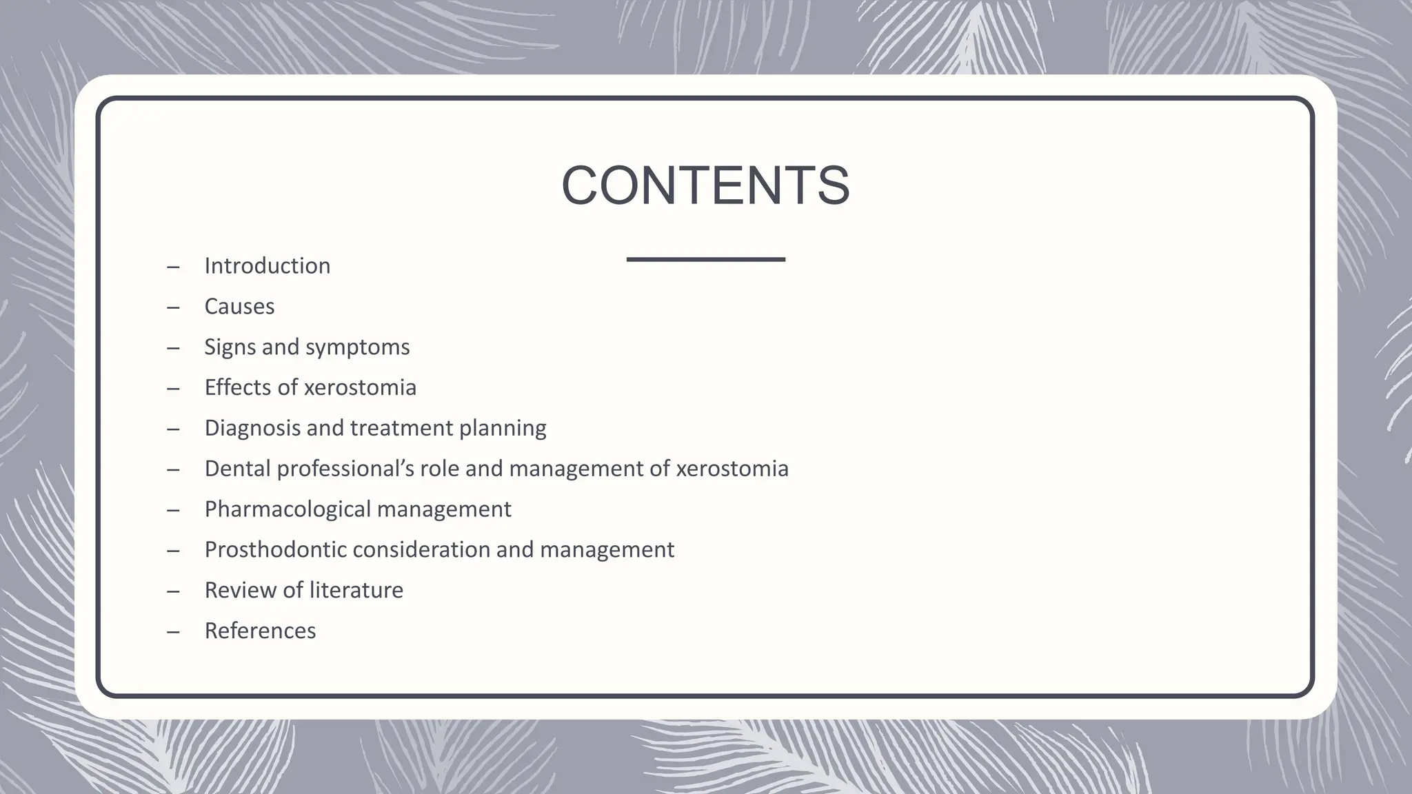 Prosthodontic Management of Xerostomia.pptx