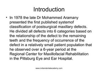Prosthodontic principles of obturator design/ orthodontic continuing ...