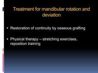 Prosthodontic rehabilitation of mandibulectomy | PPTX