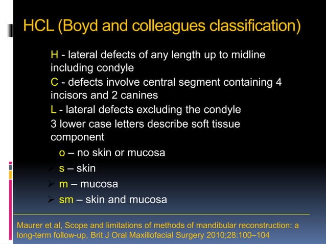Prosthodontic rehabilitation of mandibulectomy | PPTX