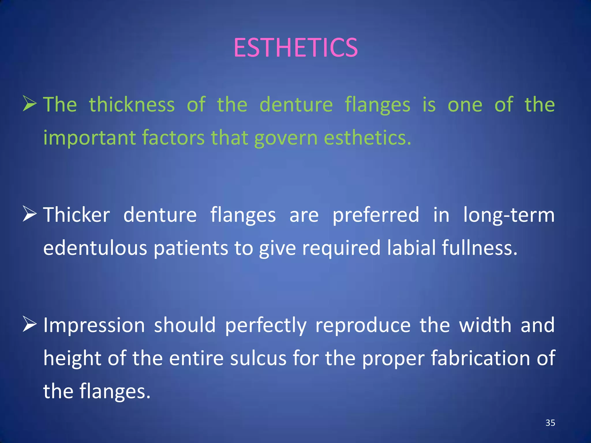 impression techniques of complete denture | PPTX