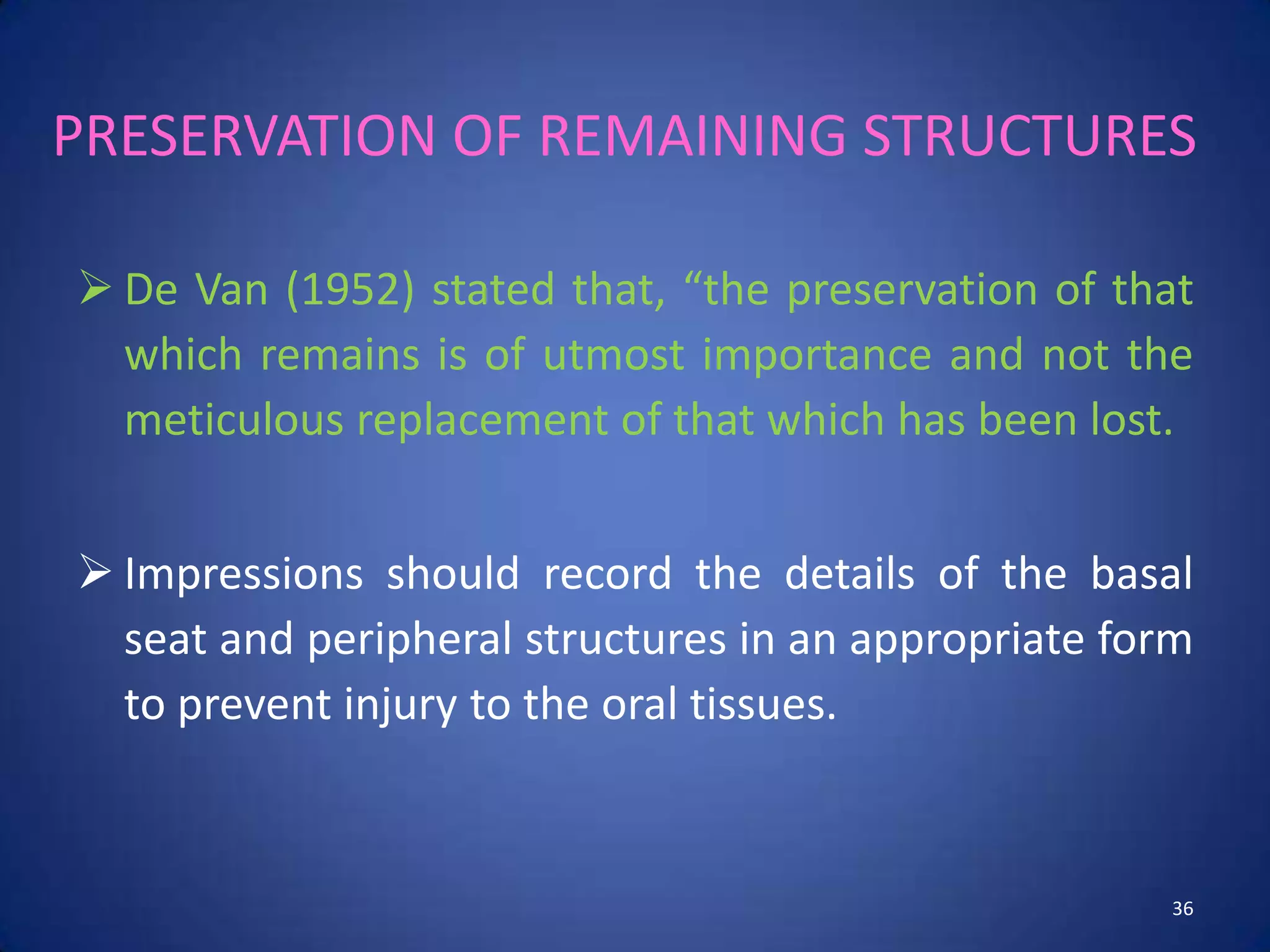 impression techniques of complete denture | PPTX