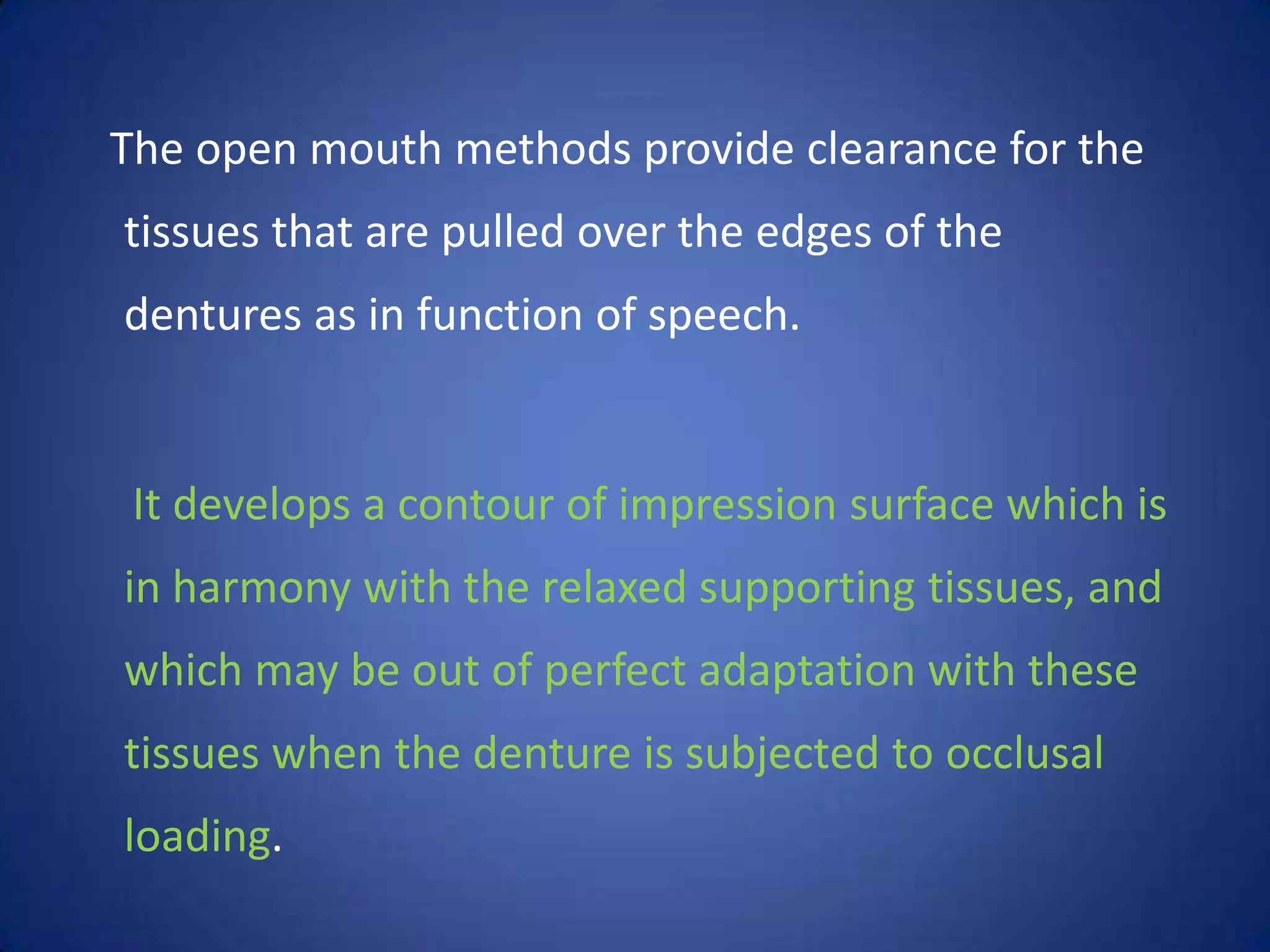 impression techniques of complete denture | PPTX