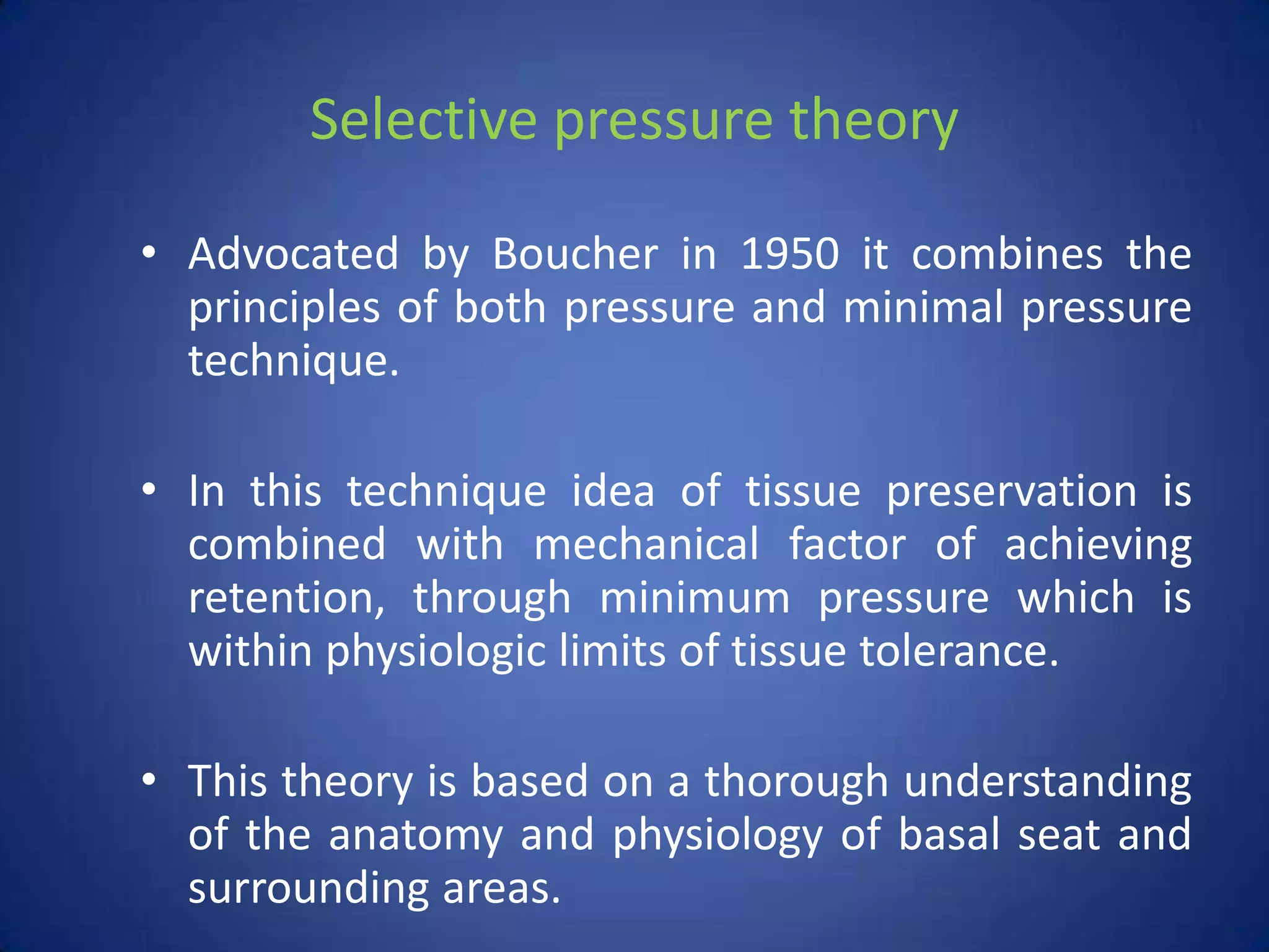 impression techniques of complete denture | PPTX