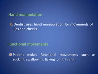 impression techniques of complete denture | PPTX