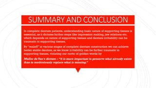 Prosthodontics - realeff relevance in complete denture | PDF