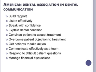 Prosthodontic treatment planning flow chart and communication with ...