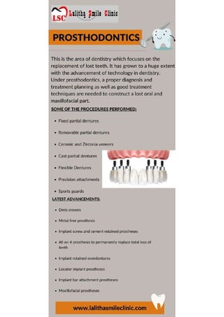 Prosthodontists | PDF | Dental Health | Diseases and Conditions