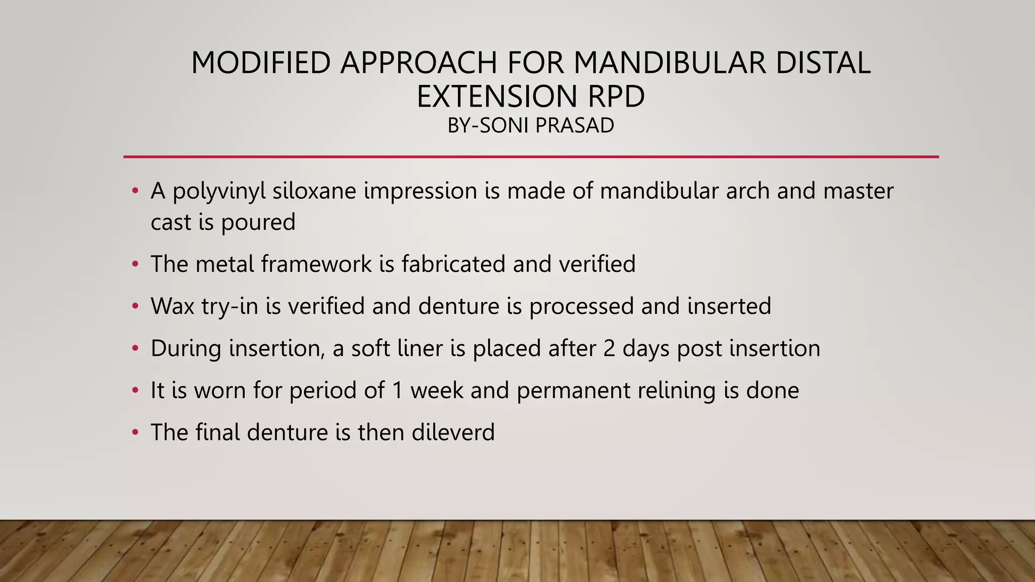 Functional impression in RPD | PPTX