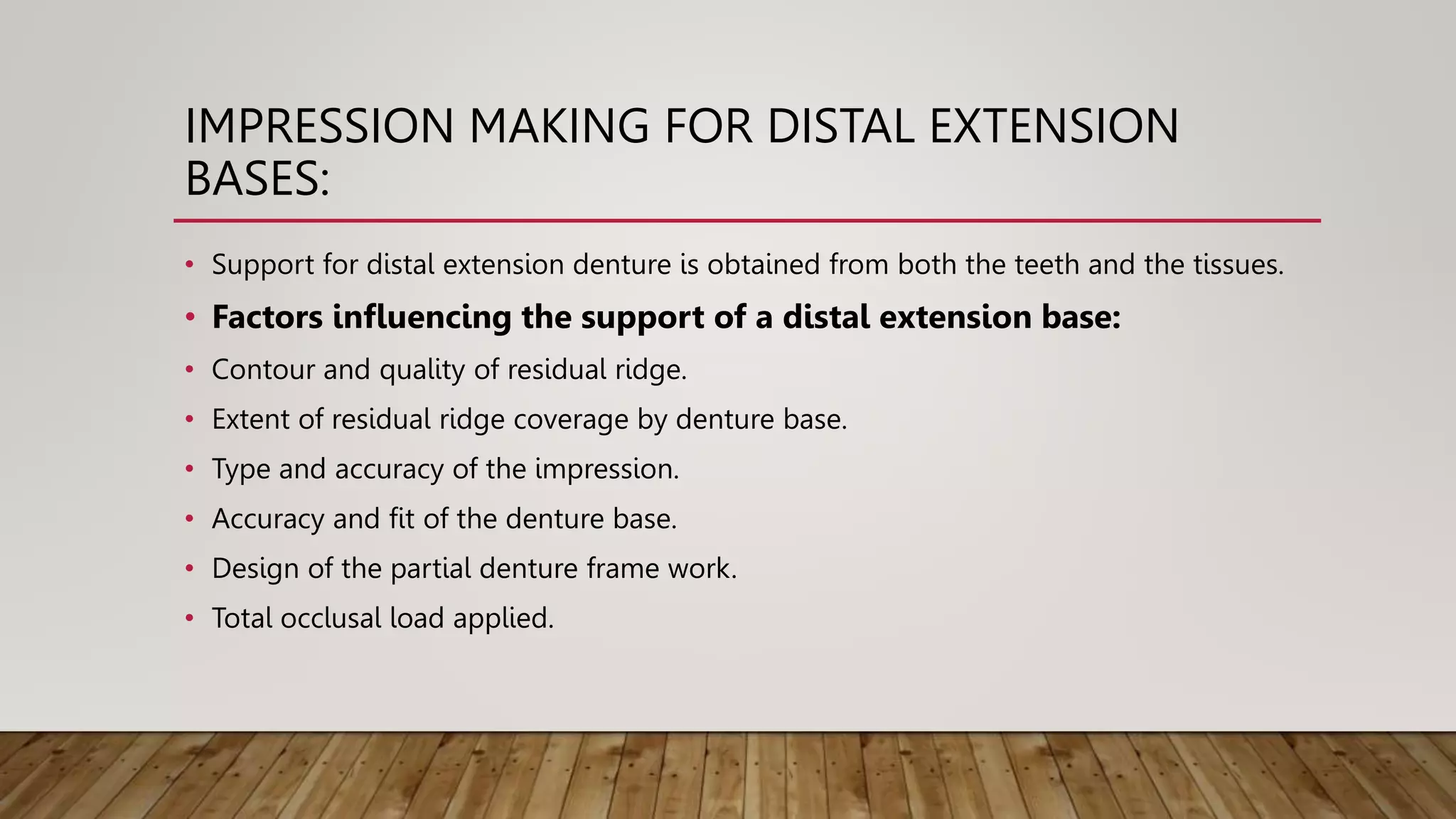 Functional impression in RPD | PPTX