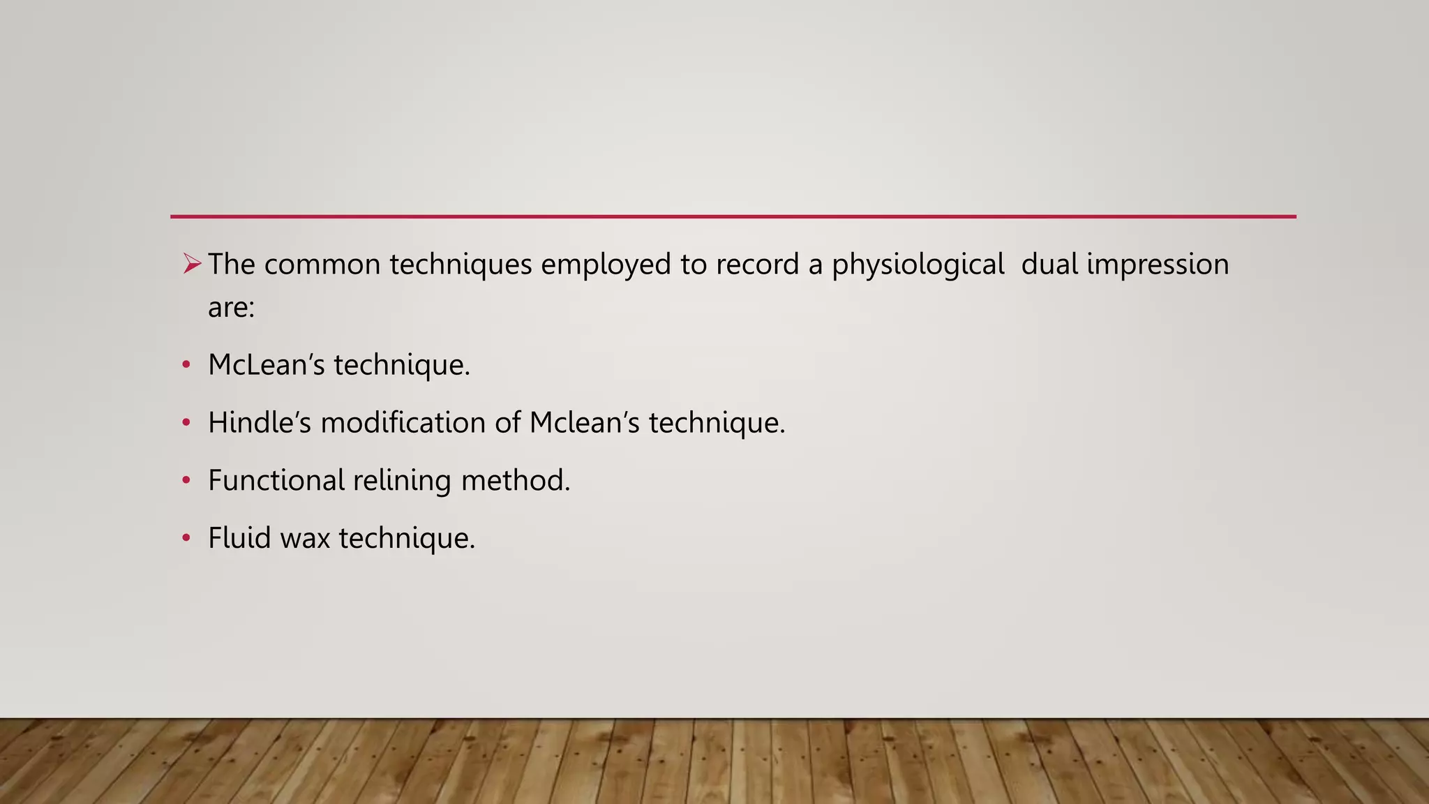 Functional impression in RPD | PPTX