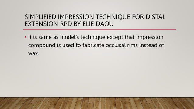 Functional impression in RPD | PPTX | Dental Health | Diseases and ...