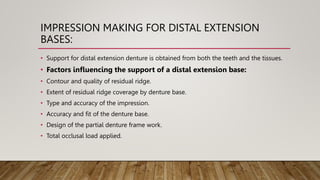 Functional impression in RPD | PPTX