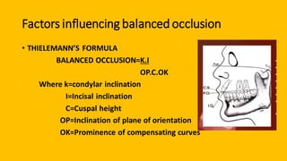 BALANCED OCCLUSION | PDF