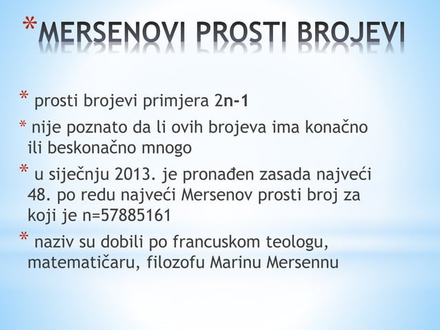 Prosti brojevi | PPTX