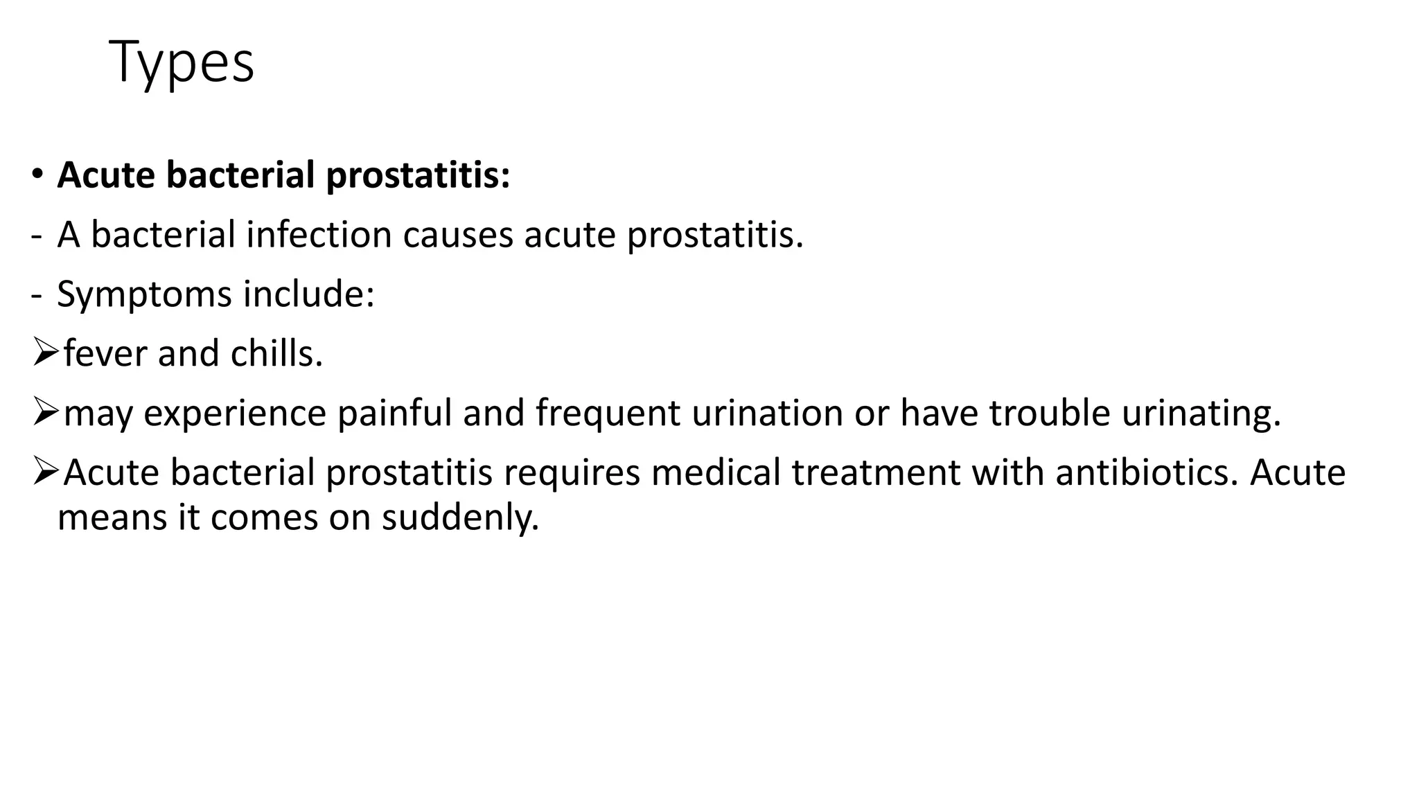 A lecture slide on Prostitis.pptx for nursing students | PPTX