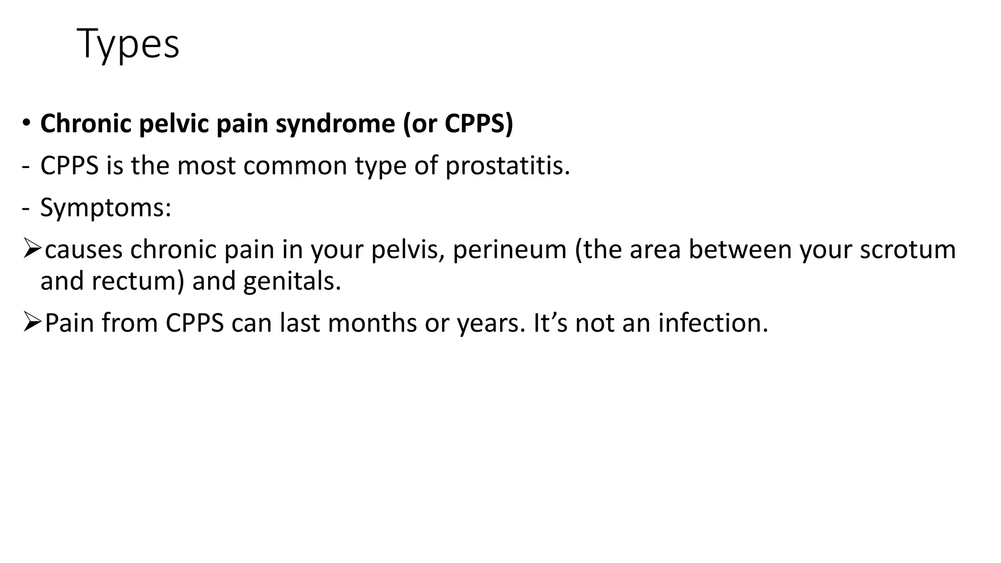 A lecture slide on Prostitis.pptx for nursing students | PPTX
