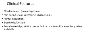 A lecture slide on Prostitis.pptx for nursing students | PPTX