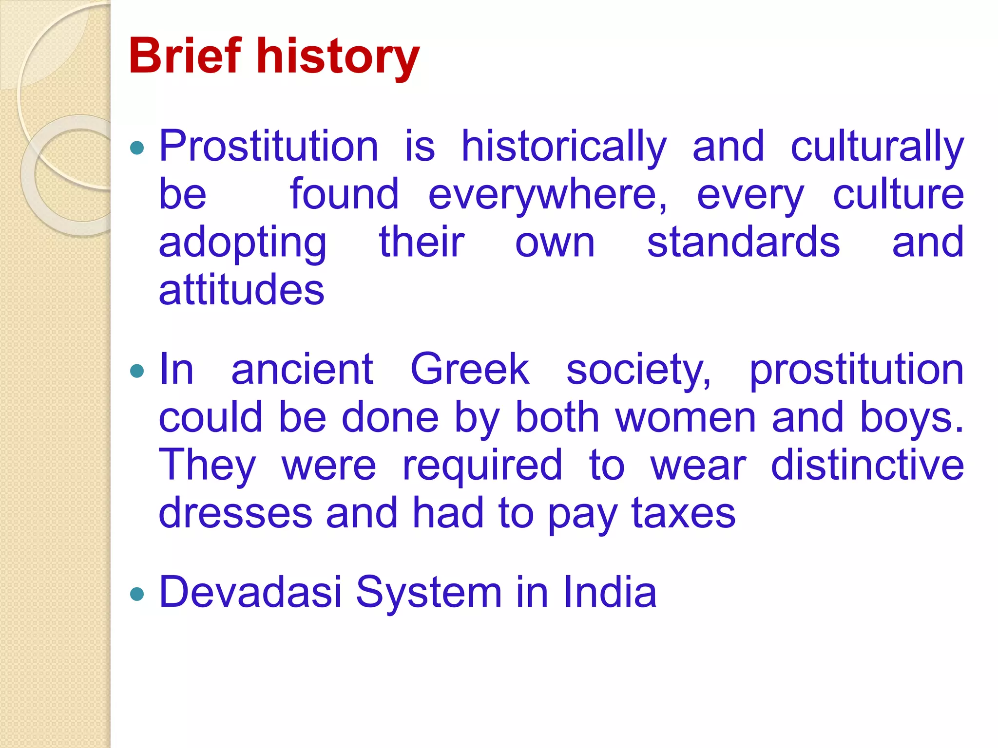 Prostitution- social problem | PPTX