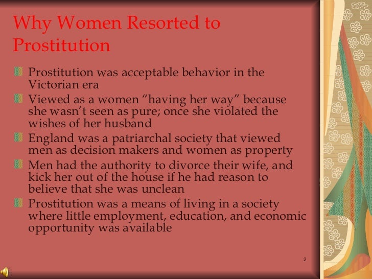 Prostitution In The Victorian Era