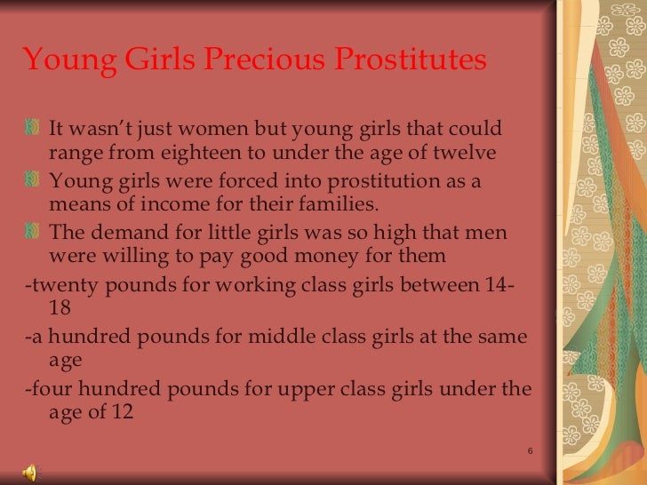 Prostitution In The Victorian Era