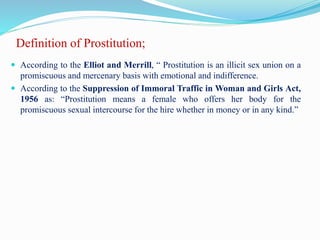 Prostitution a major source of Human Trafficking | PPT