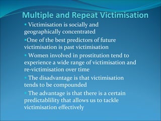 Prostitution and victimisation: A Realist Analysis. Roger Matthews | PPT