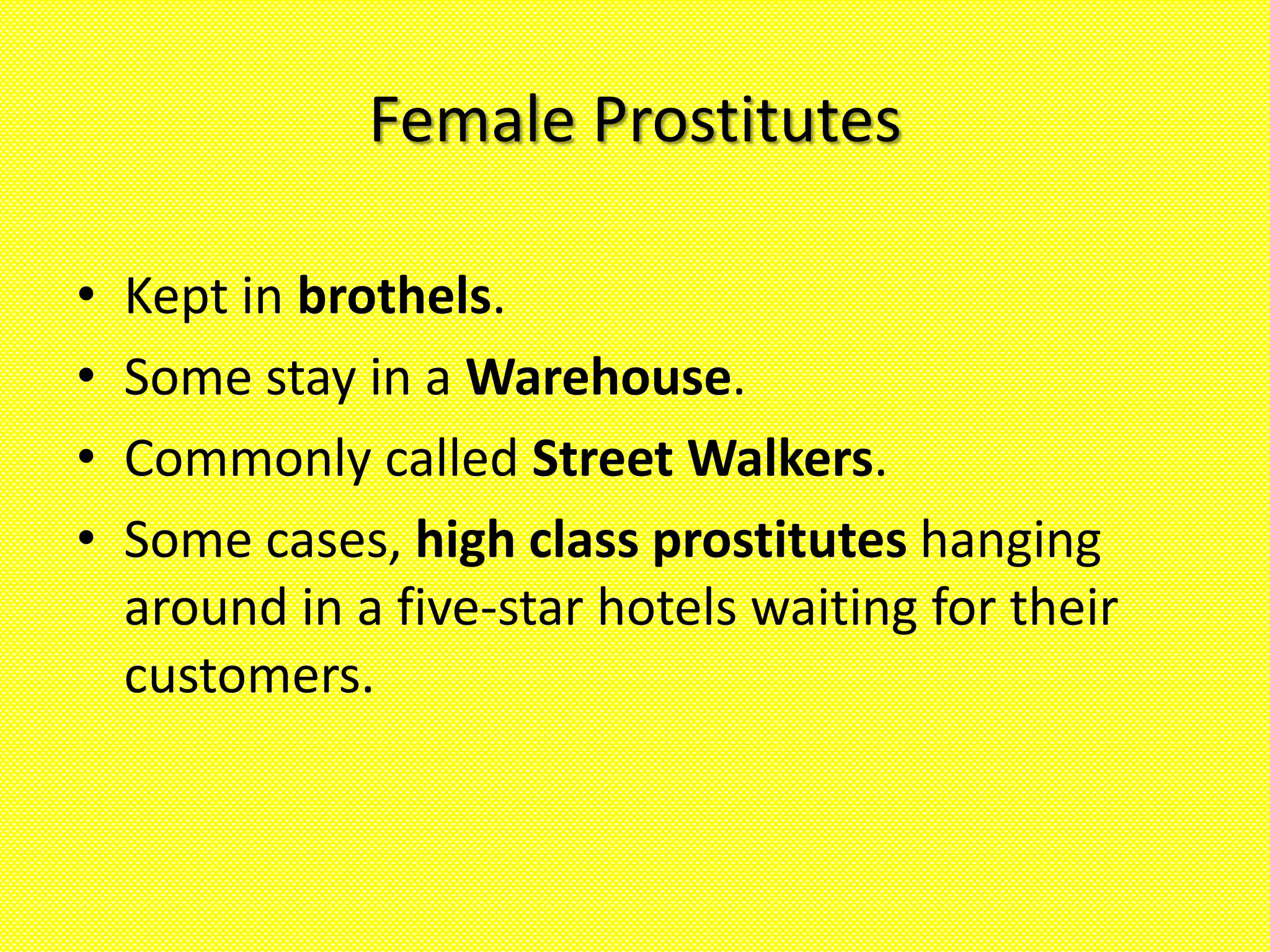 Prostitutions | PPT